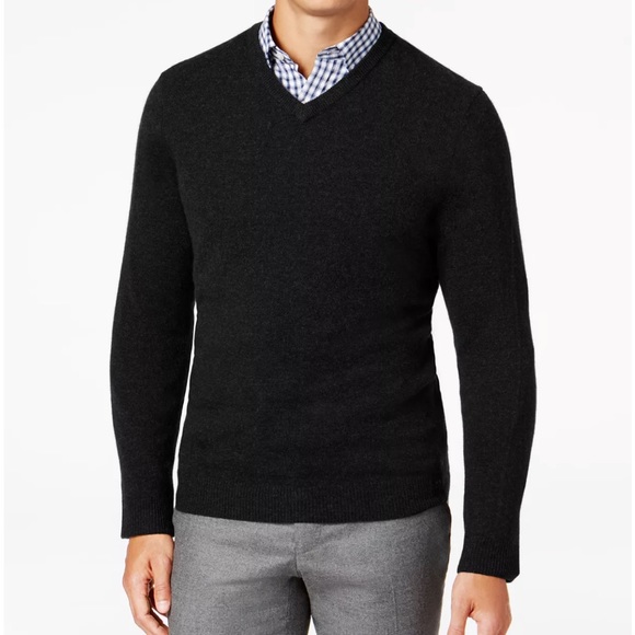 Club Room | Sweaters | Mens Cashmere Sweater In Black By Club Room Is ...